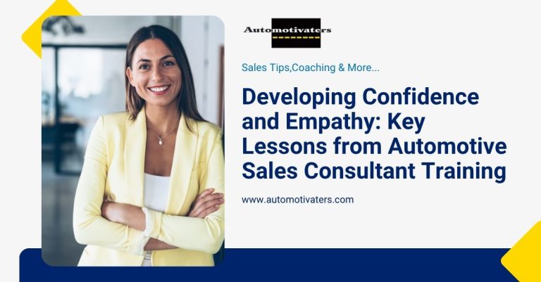 Key Lessons from Automotive Sales Consultant Training!